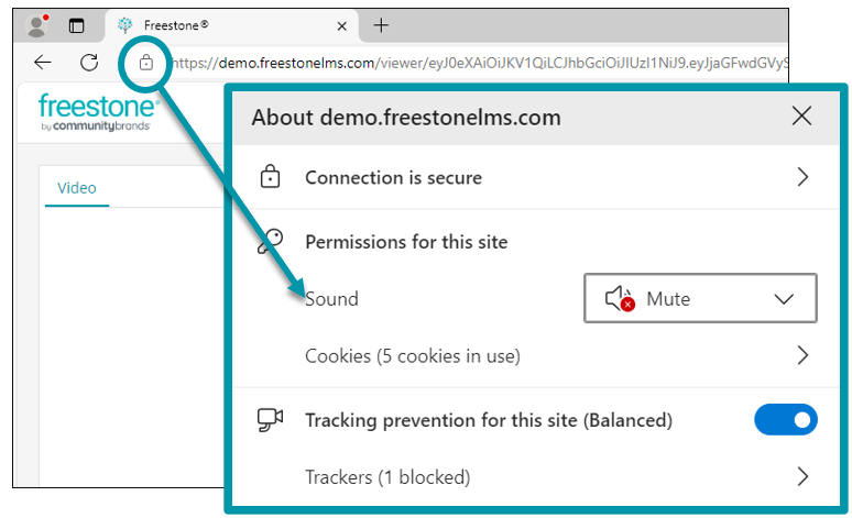 Adjusting Sound Setting in Browser – Freestone Learner Support